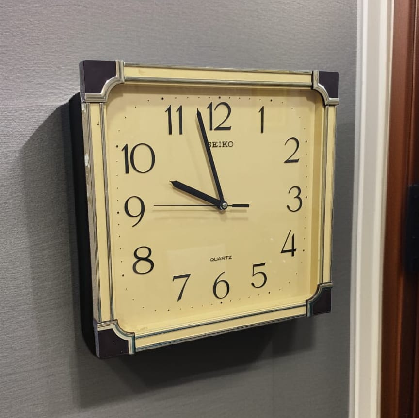 Imported Thailand Casio Wall Clock – thegaragesalepk