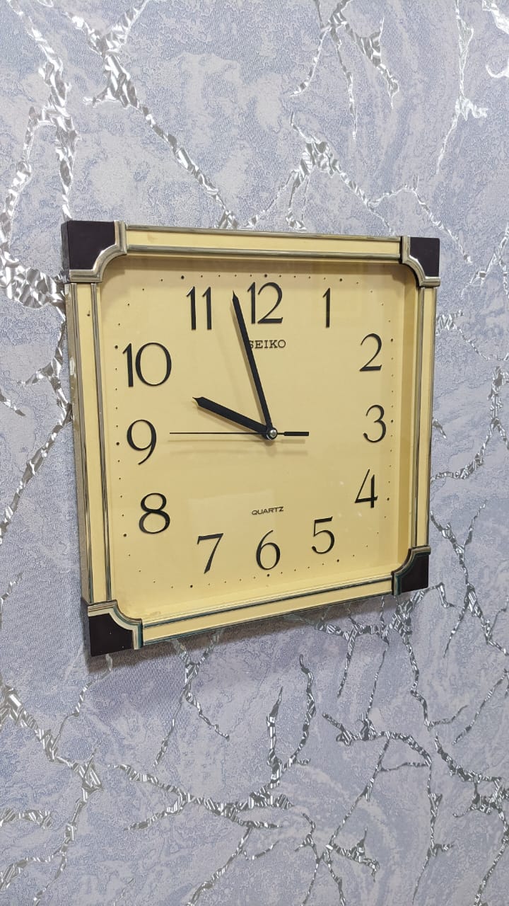 Imported Thailand Casio Wall Clock – thegaragesalepk