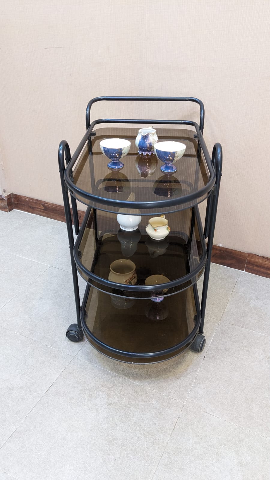 3 Tiers Tea Trolley – thegaragesalepk